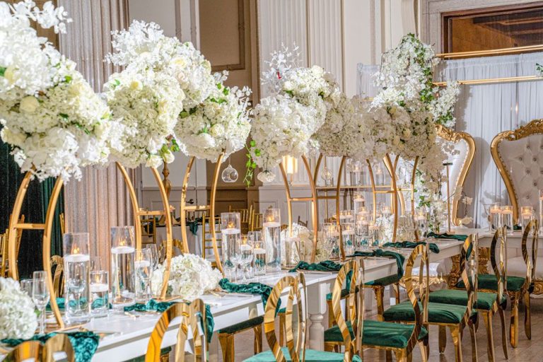 5 Stylish Wedding Reception Table Design Ideas | Treasury on the Plaza