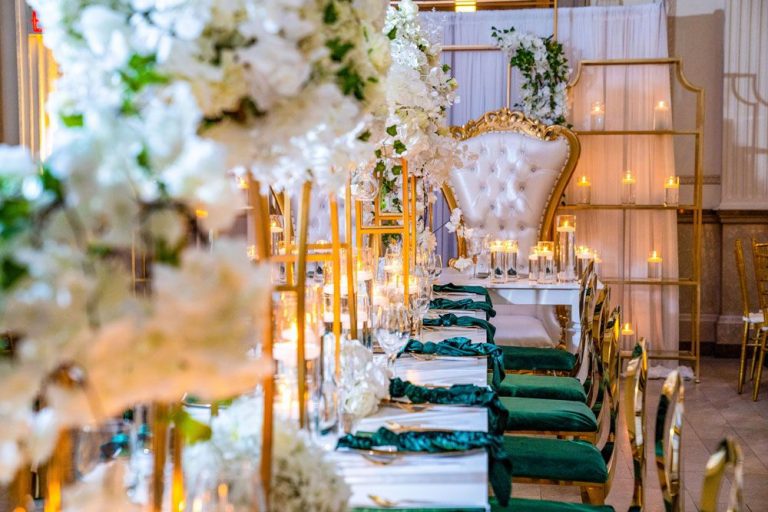 5 Stylish Wedding Reception Table Design Ideas | Treasury on the Plaza